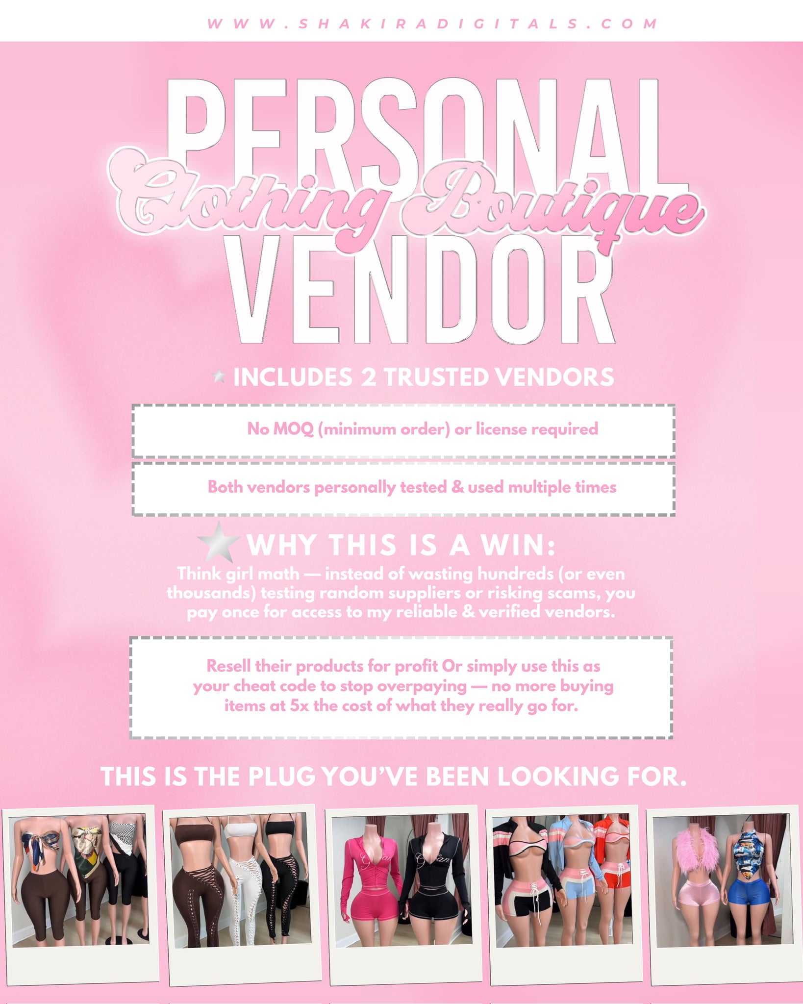 Personal Clothing Boutique Vendor – TheJazmynShakira